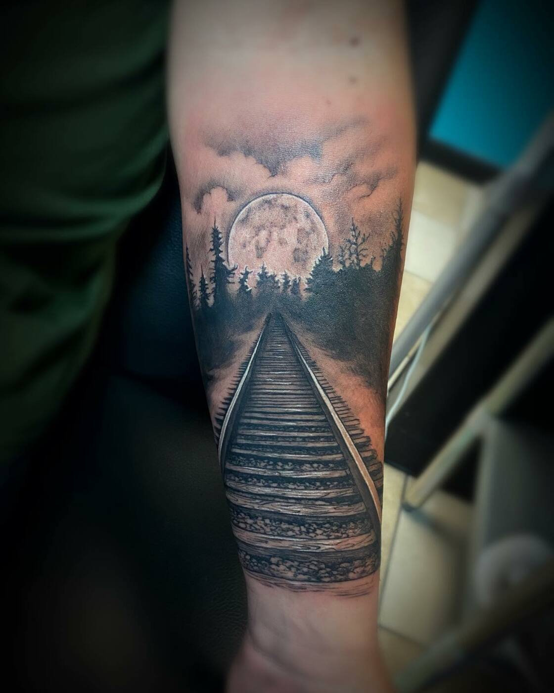 Train Tracks Tattoo